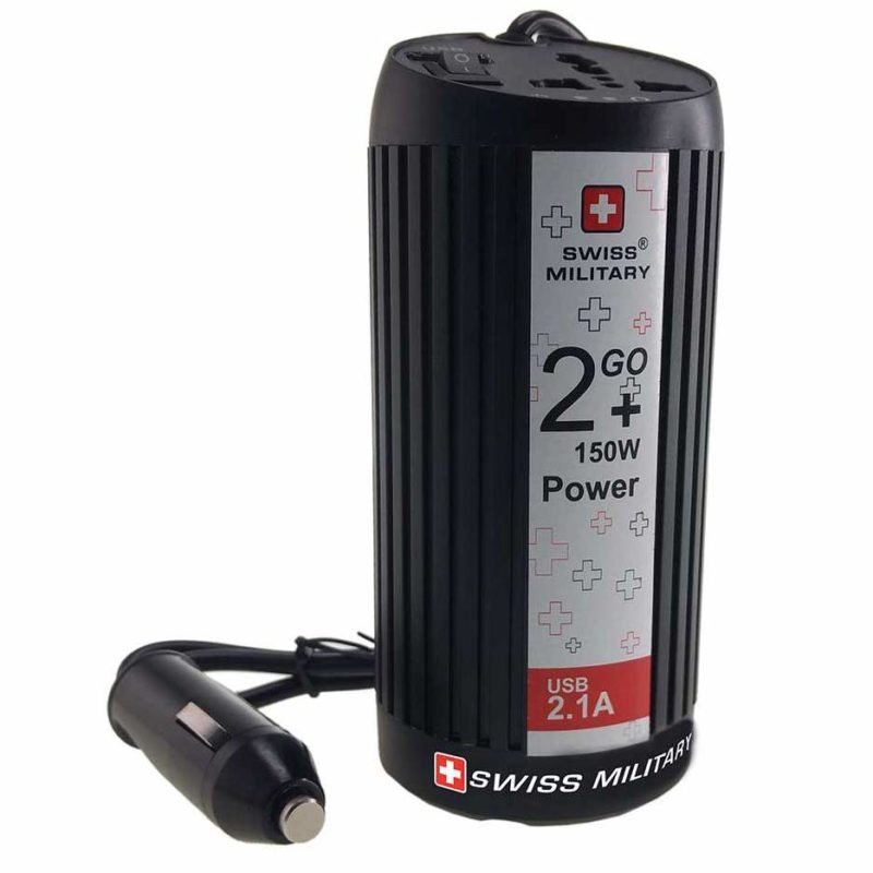 Swiss Military CIV1 Car Charger Ultra Portable Car Power Invertor with ...